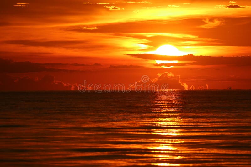 Sun Dawn Back on Morning Sky Silhouette Cloud Stock Image - Image of ...