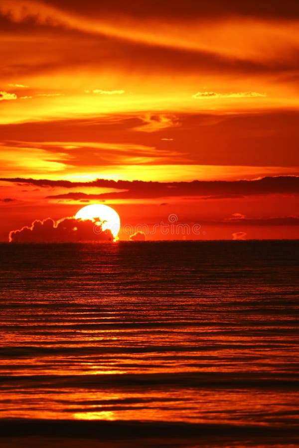 Sun Dawn Back on Morning Sky Silhouette Cloud Stock Photo - Image of ...