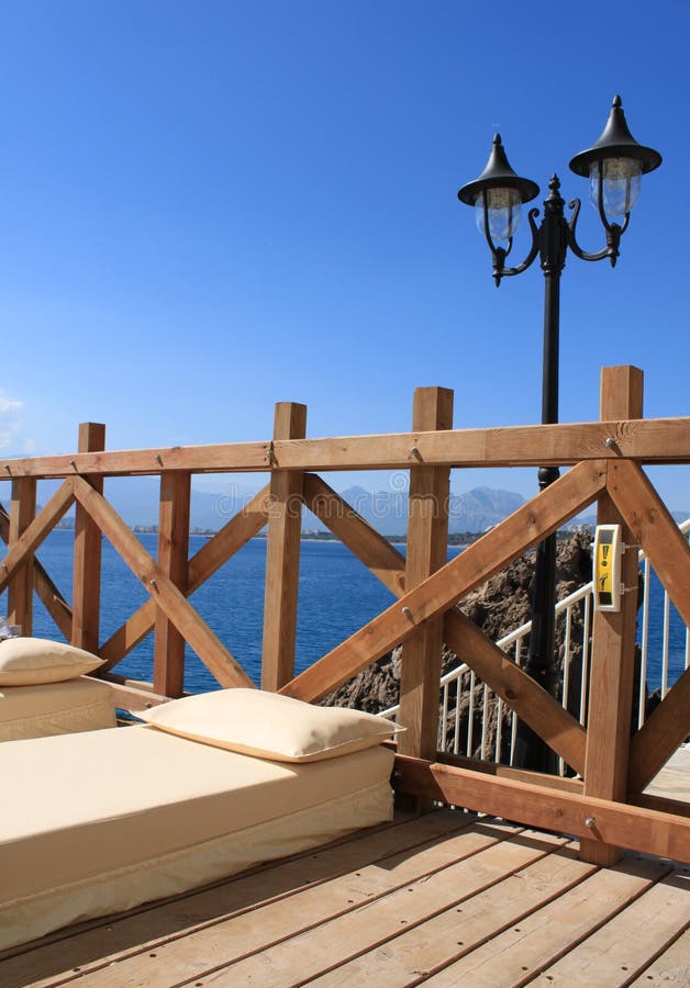 Sun Deck stock photo. Image of wood, wooden, outside - 16410268