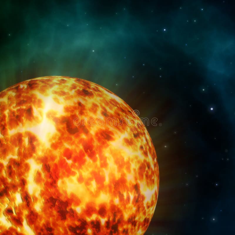 Sun detail stock illustration. Illustration of theory - 47927350