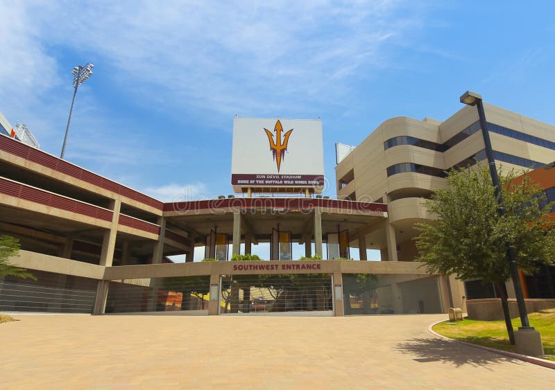 A Sun Devil Stadium Shot, Tempe, Arizona Editorial Photo - Image of ...