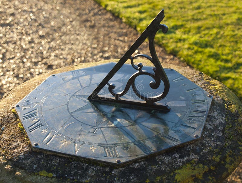 Sun Dial stock image. Image of solar, architecture, timepiece - 205916941