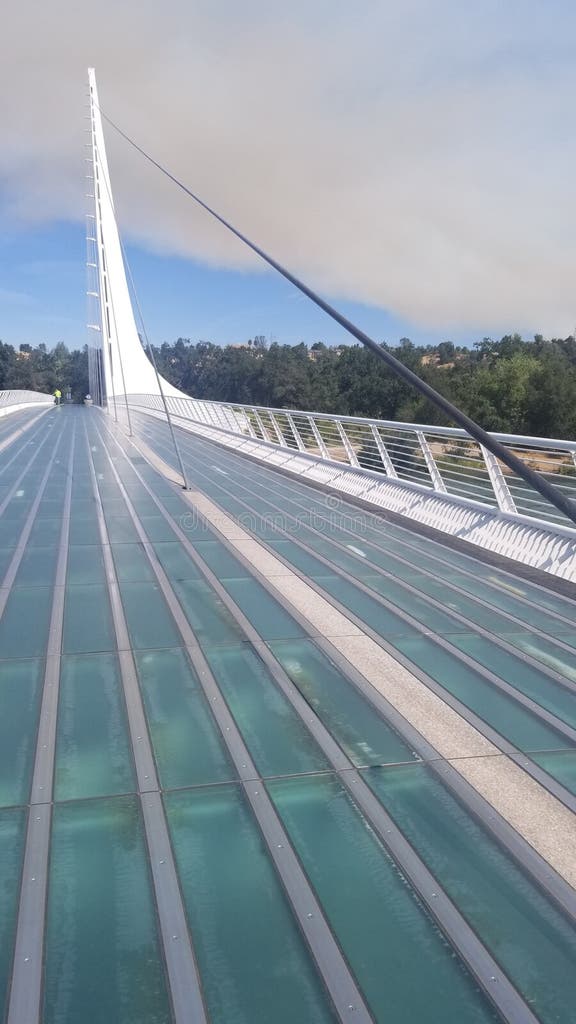 Sun dial bridge stock image. Image of glassbottom, dial - 161426285