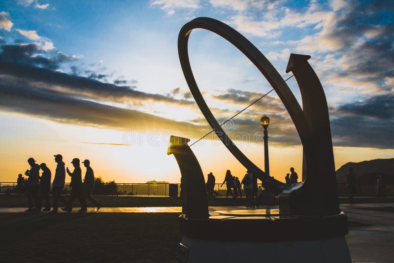 Sun Dial editorial image. Image of blue, dial, dramatic - 94816005