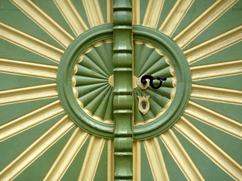 Sun Door stock image. Image of detail, rays, design, decoration - 15062809