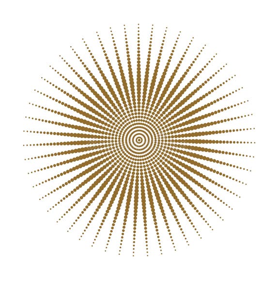 Sun dots stock illustration. Illustration of decorative - 4989179