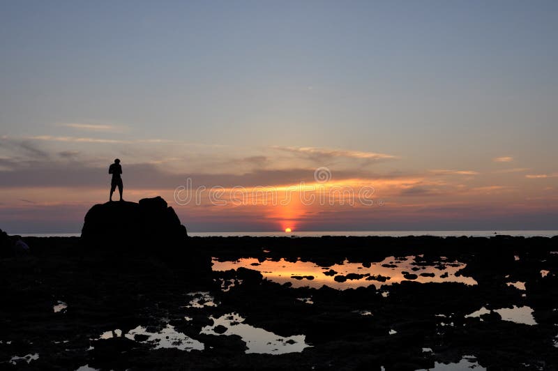 Sun down stock image. Image of freedom, blue, adventure - 23678083