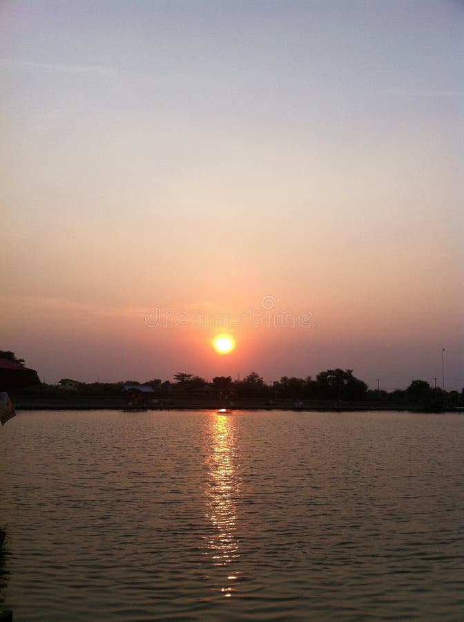 Sun down stock photo. Image of sunset, orange - 51583564