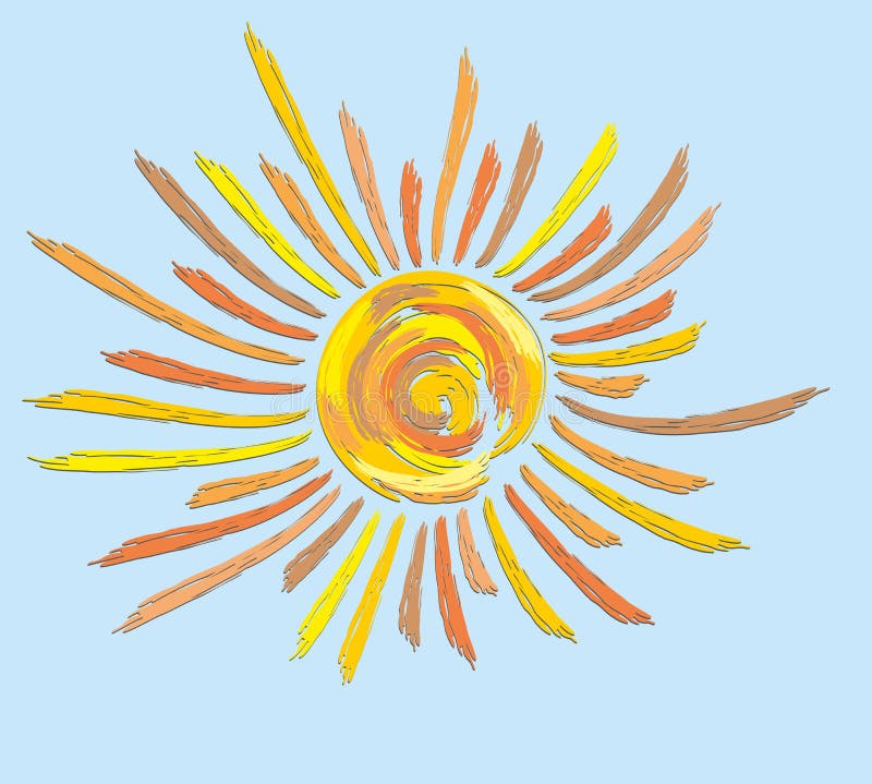 Sun Bright Drawing Stock Illustrations – 52,635 Sun Bright Drawing ...