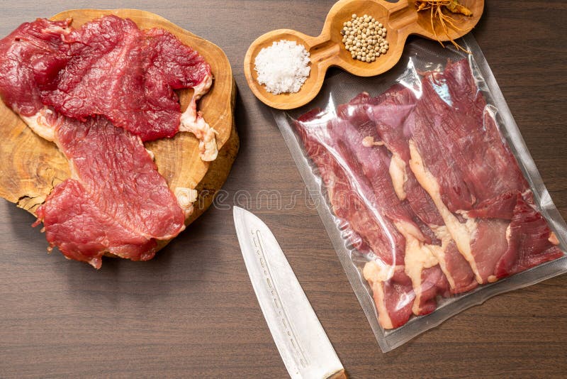 Sun dried beef stock image. Image of meal, restaurant - 188951165