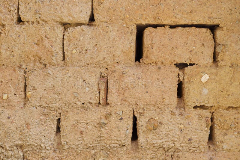 Dried Up Mud on Brick Tile Floor Stock Image - Image of relief, desert ...