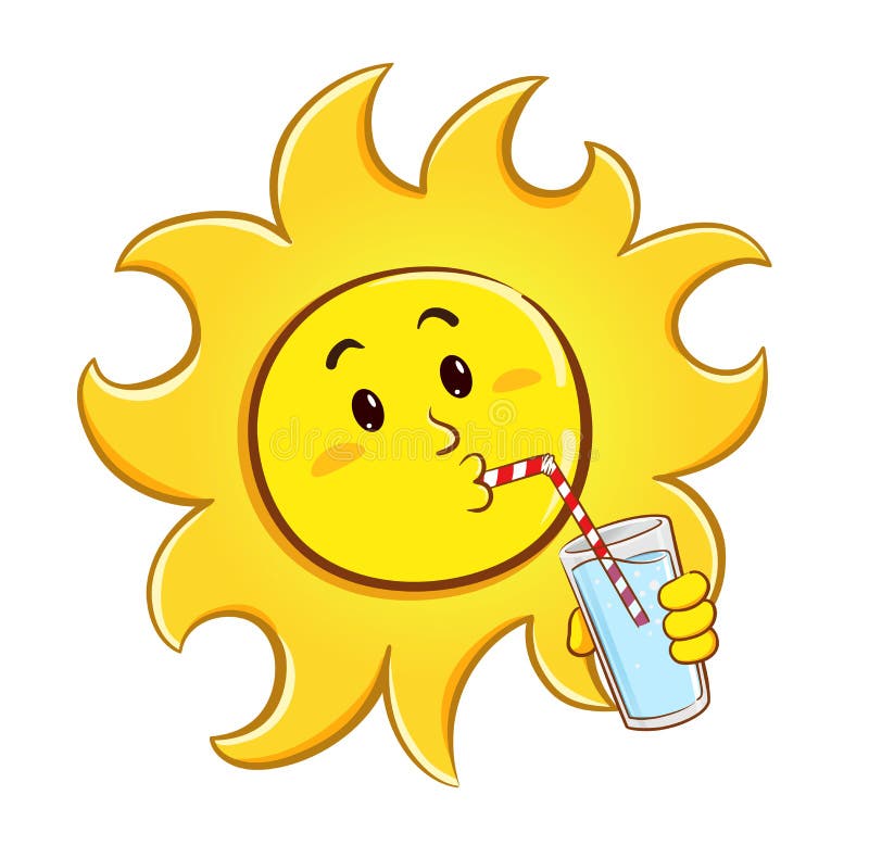 Glass of Water Character stock vector. Illustration of drink - 46902609