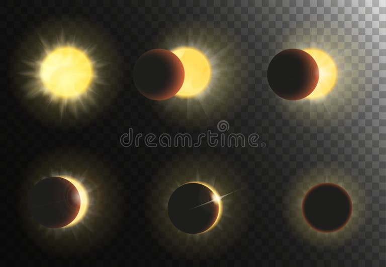 Cartoon Sun Moon Eclipse Stock Illustrations – 586 Cartoon Sun Moon ...