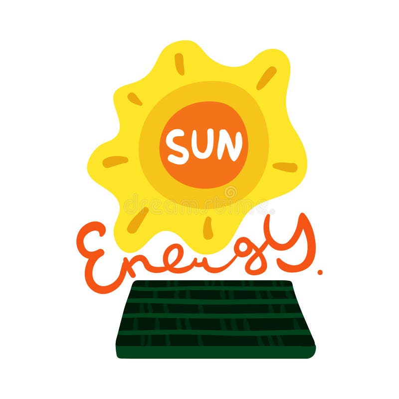 Sun Energy Emblem stock illustration. Illustration of emblem - 272385570