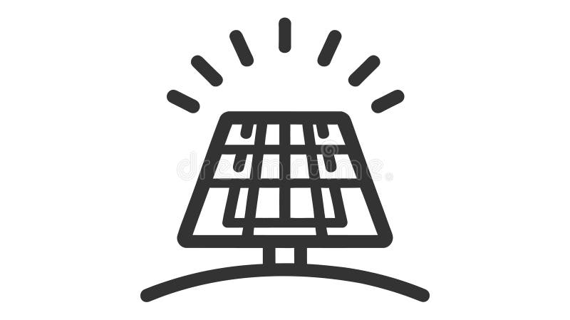 Sun Energy Icon. Vector Illustration Isolated on White Stock Vector ...