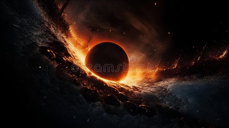 The Sun Explodes Near a System of Habitable Planets 3D Rendering ...
