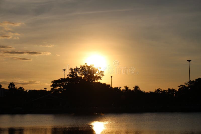 The sun is falling stock photo. Image of falling, background - 134482864