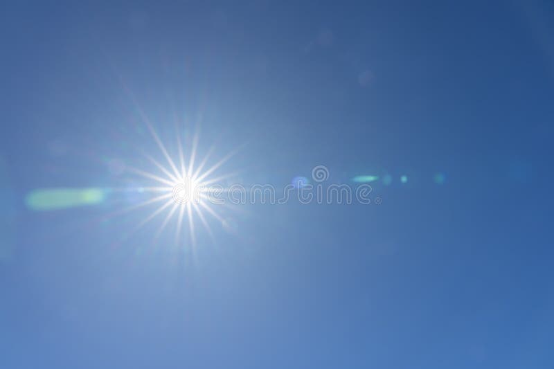Midday Sun Flare Over Skysraper Stock Image - Image of real ...
