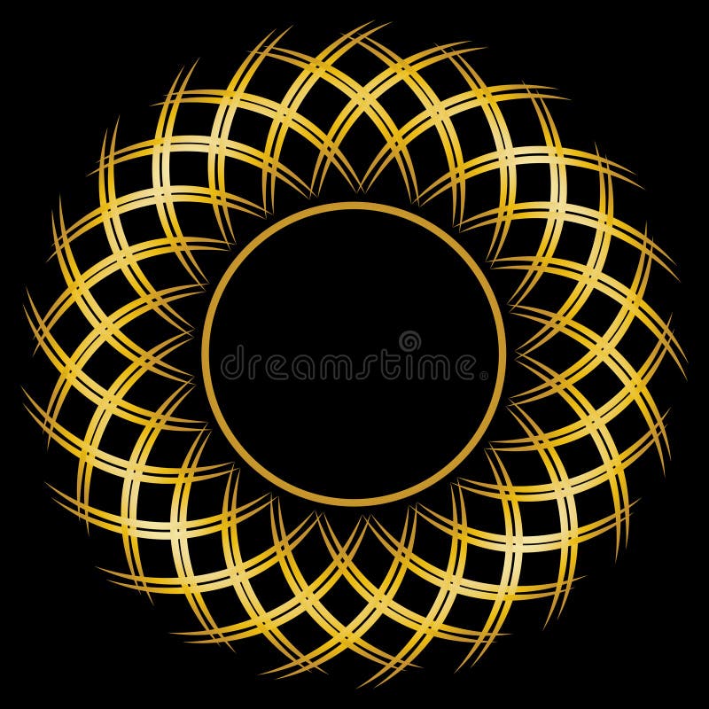 Sun Flare Star Circular Pattern Fire Design Texture Mandala Vector ...