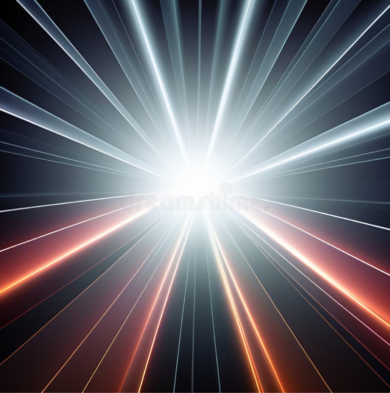 Sun Flash with Rays and Spotlight. Light Effect Stock Illustration ...