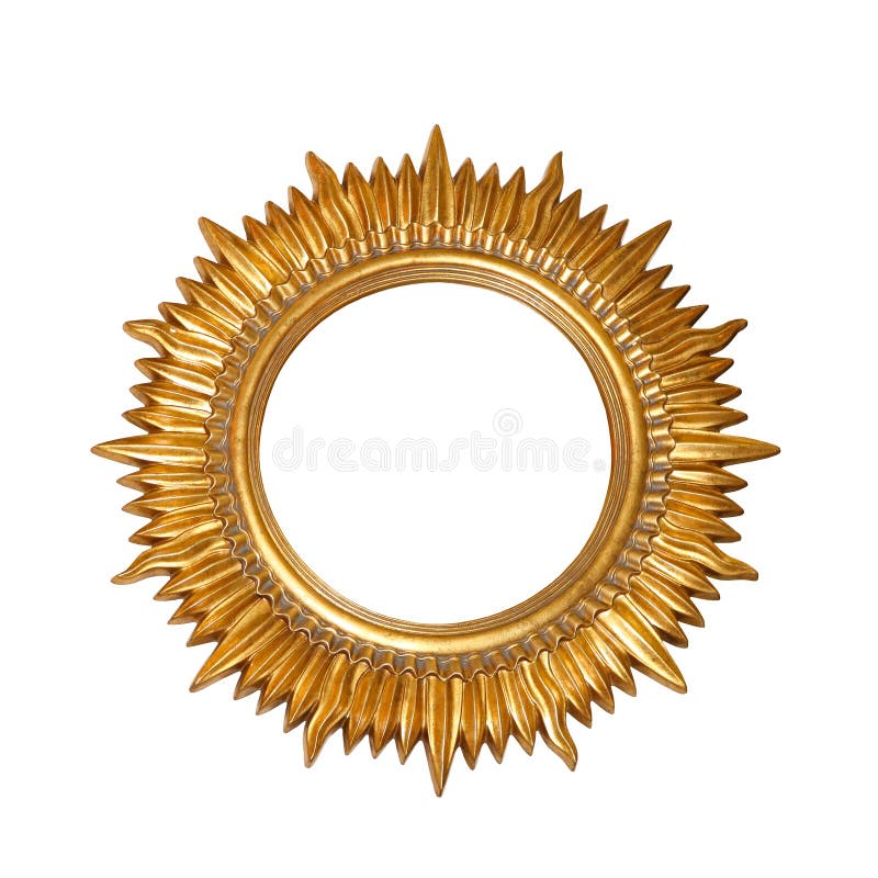 Sun frame stock photo. Image of decorative, golden, frame - 46394150