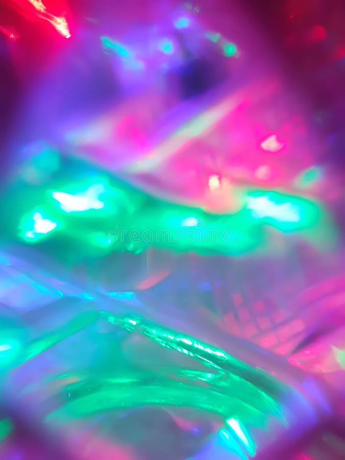 Sun Glare in the Color of the Rainbow on the Glass Flower-glass Stock ...