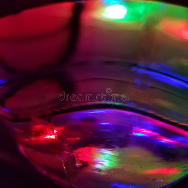 Sun Glare in the Color of the Rainbow on the Glass Flower-glass Stock ...