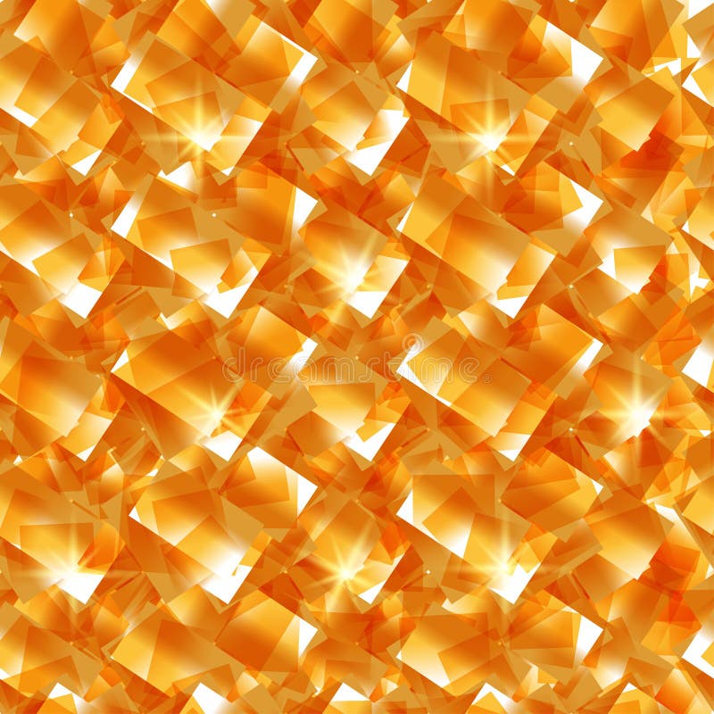 Orange Abstract Stained Glass Mosaic Background Stock Vector ...