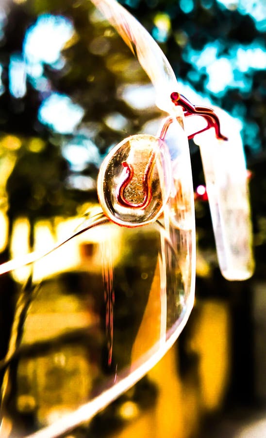 Sun Glasses with Yellow Backlight Stock Photo - Image of backlight ...