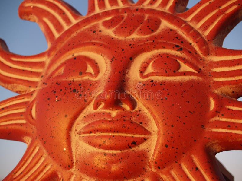 Sun god stock photo. Image of face, hanging, power, colored - 16743264