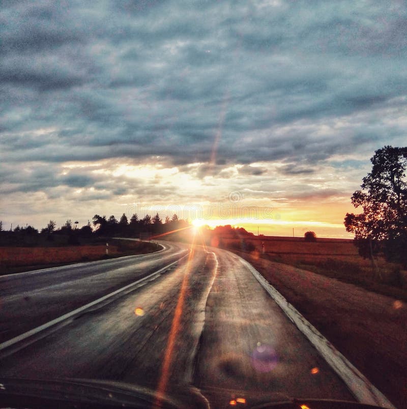 When sun goes down 🌄 stock photo. Image of travel, nature - 157803660