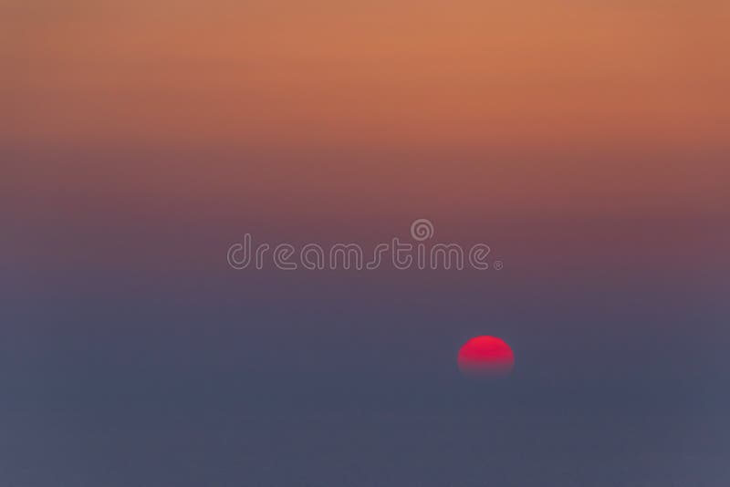 Sun Going Down Behind the Sea Stock Photo - Image of light, sight ...