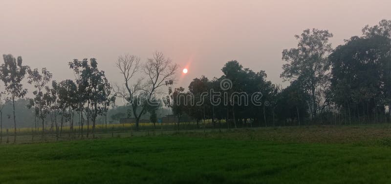 The Sun is Going To Home Means Sunset Stock Photo - Image of means ...