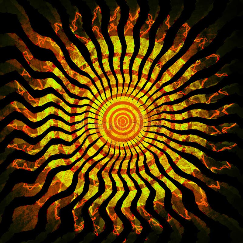 Sun grunge background stock illustration. Illustration of floral - 23148778