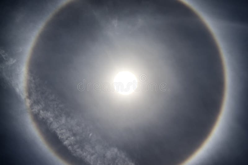 Sun halo stock image. Image of nature, clouds, light - 31269161