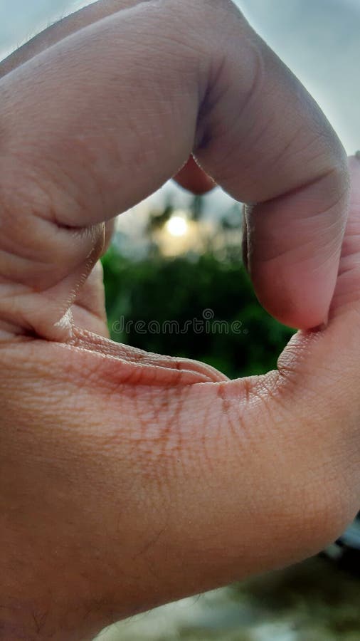 Sun in hand stock image. Image of skin, limb, finger - 191340409
