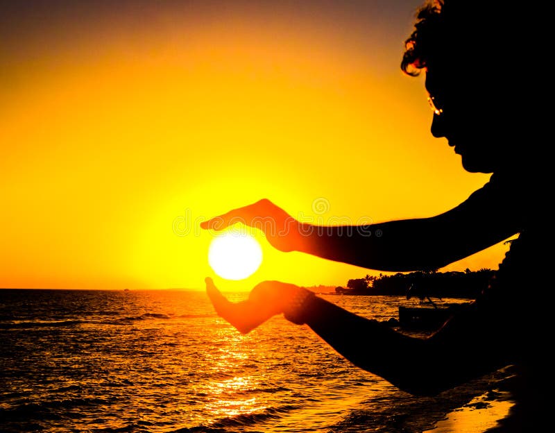Sun hands stock image. Image of hands, shine, grab, clean - 59885987