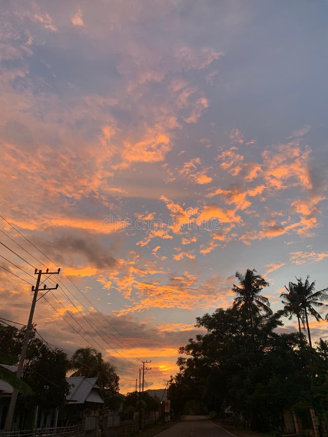 The sun has set stock photo. Image of dawn, sunrise - 368365684