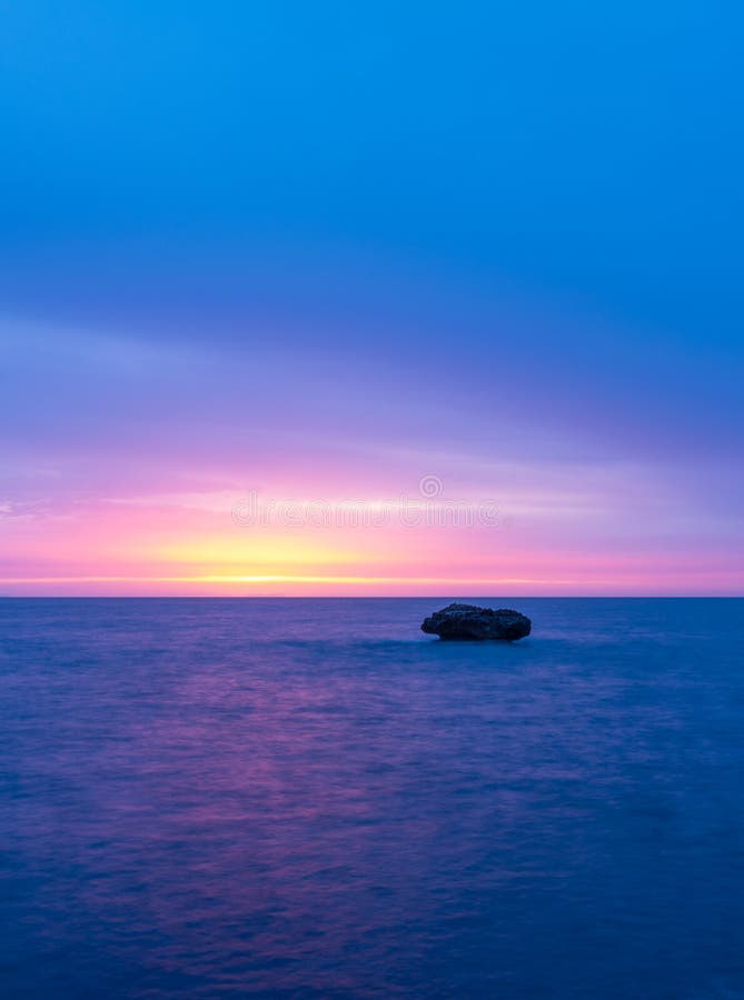 Loneliness stock photo. Image of sunset, menorca, soledad - 133662684
