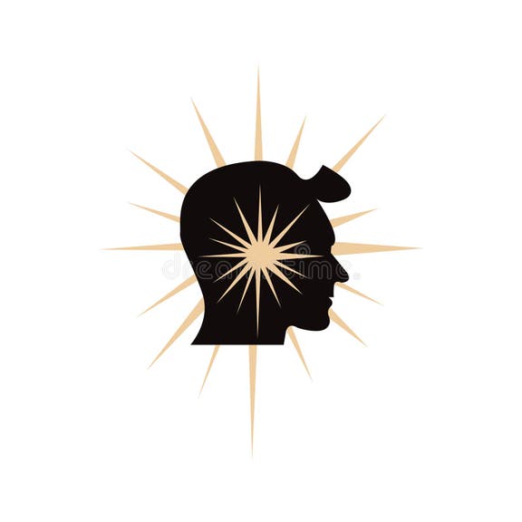 Sun head icon on white stock vector. Illustration of person - 302017762