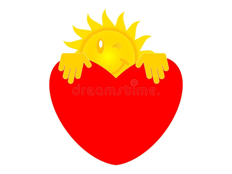 Sun Heart Stock Illustrations – 24,449 Sun Heart Stock Illustrations ...