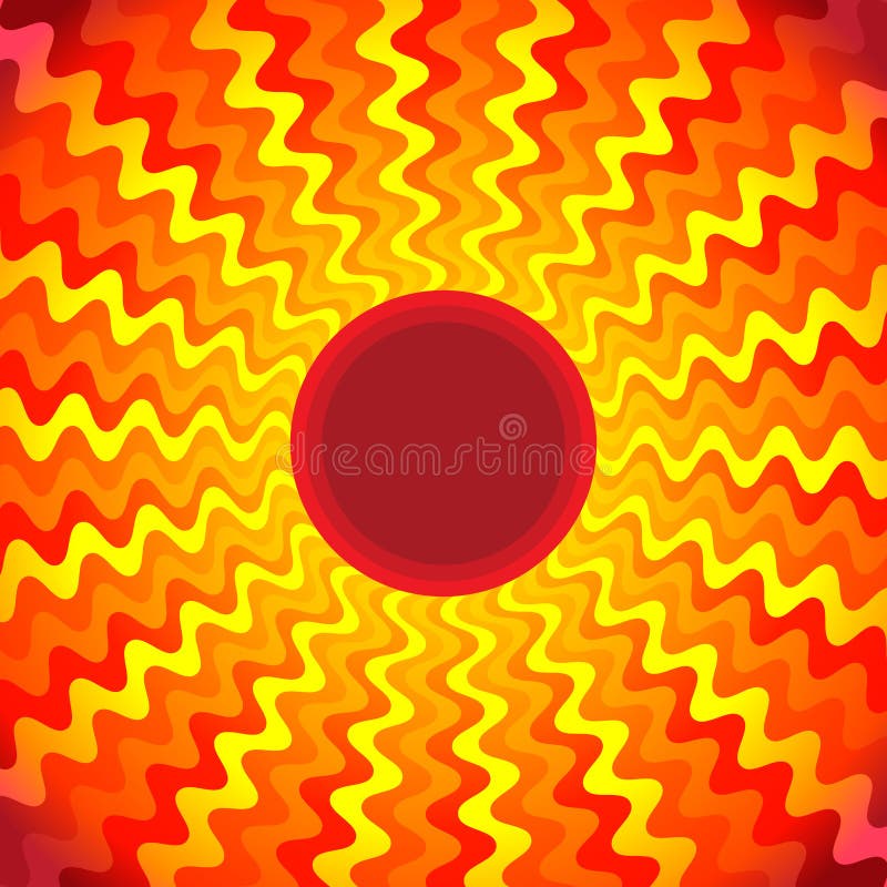Sunburst Hot Heat Ray Background Stock Vector - Illustration of design ...