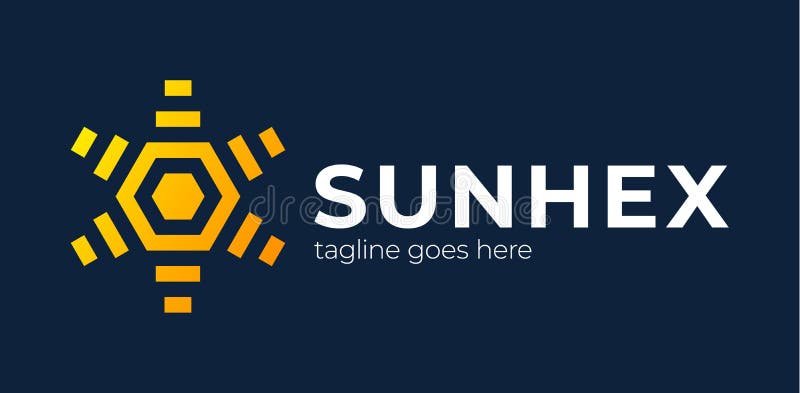 Sun Logo Hexagon Stock Illustrations – 527 Sun Logo Hexagon Stock ...
