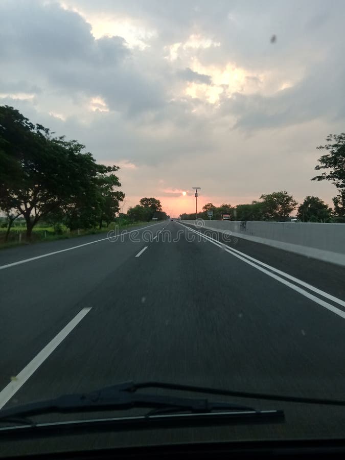 Sun of high way stock photo. Image of horizon, freeway - 249235278