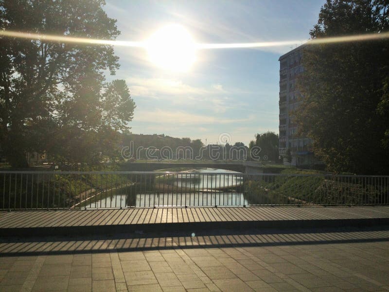Sun hug stock image. Image of reflection, vukovar, croatia - 47888125
