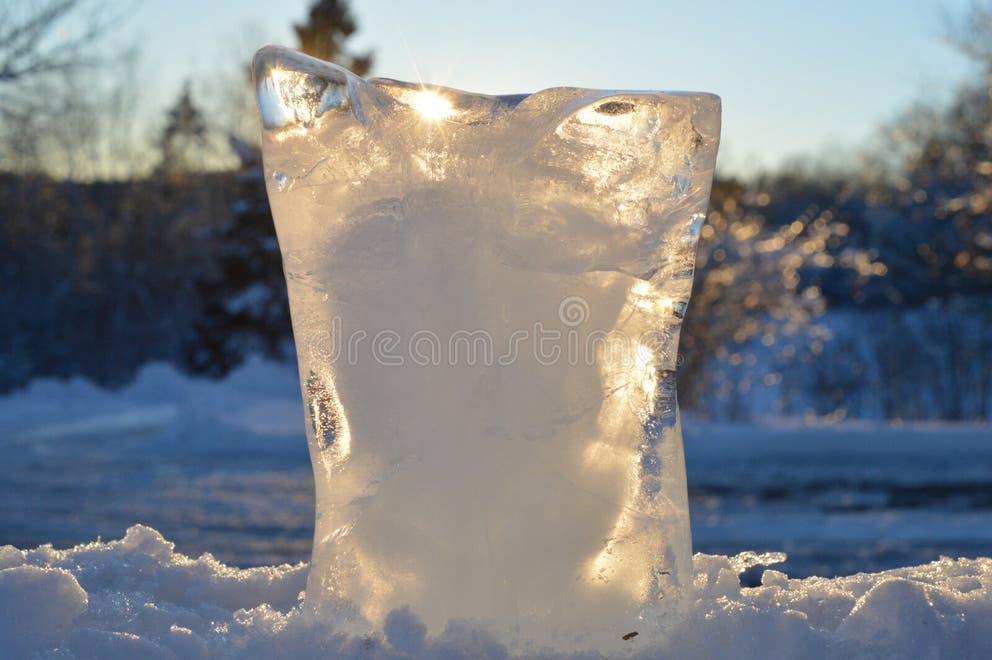 Sun and Ice stock photo. Image of shine, dawn, frost - 64936590