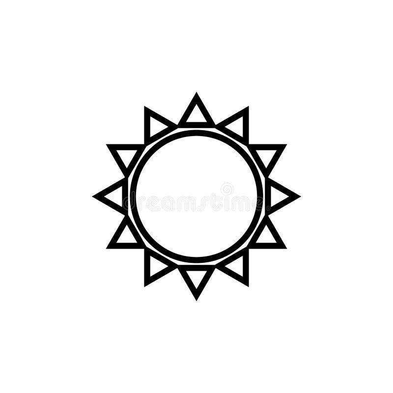 Sun icon . Bright stock vector. Illustration of sunny - 279406821