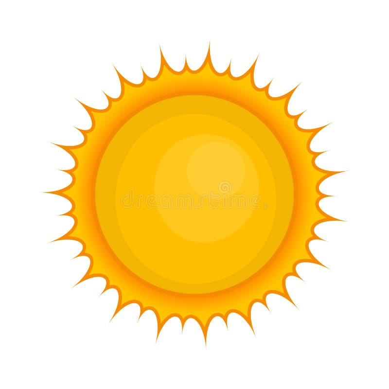 Sun icon, cartoon style stock vector. Illustration of astrology - 82570043