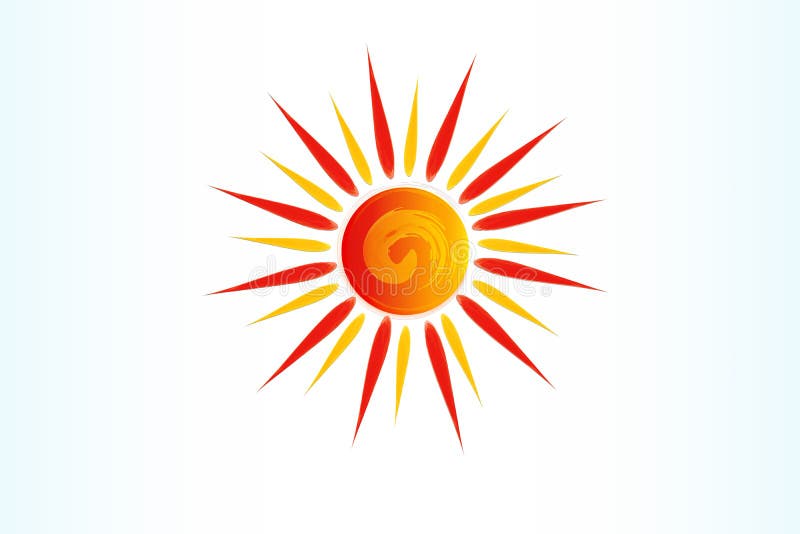 Swirly Sun Logo Stock Illustrations – 136 Swirly Sun Logo Stock ...