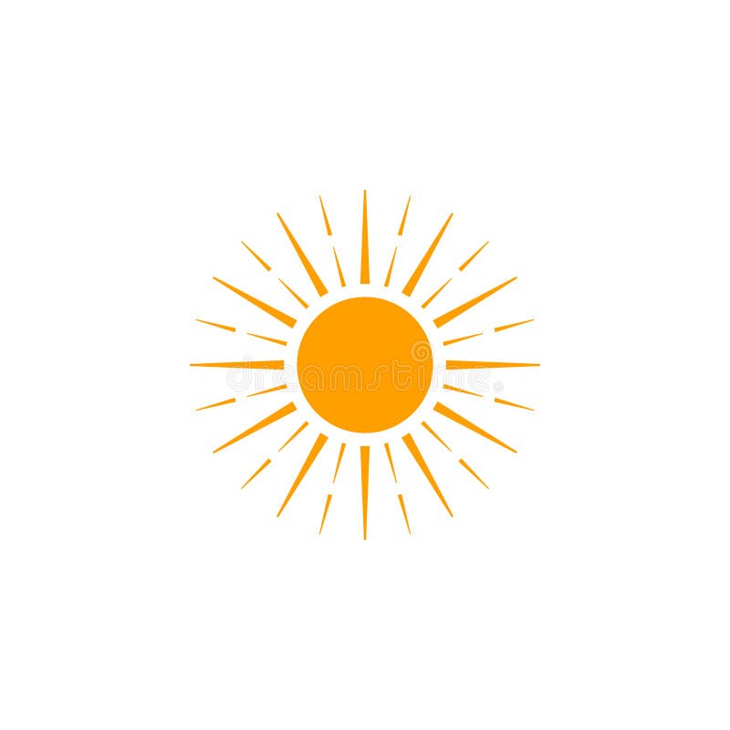 Sun Icon. Modern Weather Icon Stock Vector - Illustration of modern ...